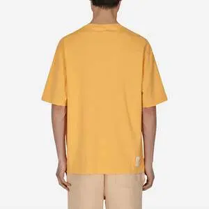 JORDAN X Union Crossover Solid Color Alphabet Pattern Printing Round Neck Short Sleeve Us Edition Yellow - Default Color