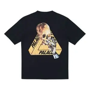 PALACE Skeledon Alphabet Skeleton Short Sleeve T-shirt - Black