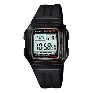 Casio Digital Quartz Watch With Water Resistance - Black