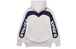 PALACE X Evisu Logo Hoodie - Grey