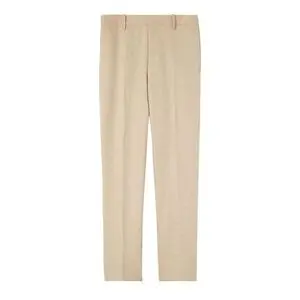 Off-White Logo Casual Trousers - Beige