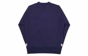 PALACE X Evisu Reversible Crew Logo Crewneck - Blue