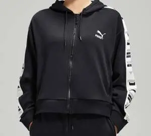 PUMA Knit Hooded Zipper Jacket