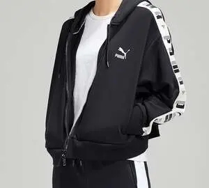 PUMA Knit Hooded Zipper Jacket