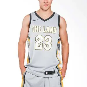 Nike Lebron James Cleveland Cavaliers City Edition Swingman Jersey #23