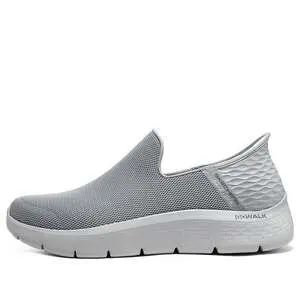 Sketchers Slip-ins Go Walk Athletic Shoes - Light Grey