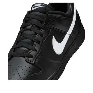 Nike Dunk Low "black White Swoosh" Sneakers