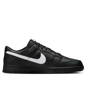 Nike Dunk Low "black White Swoosh" Sneakers