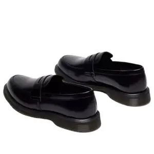 Dr. Martens Temara Polished Smooth Leather Loafers - Black