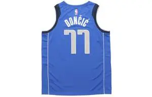 Nike Nba Dallas Mavericks Luka Doncic #77 Basketball Jersey - Blue
