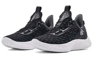 Under Armour Curry Flow Team Low Top Sneakers - Black/white