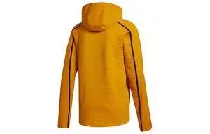 Adidas Training Casual Sports Jacket Gold Yellow