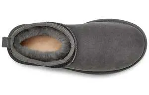 UGG Classic Ultra Mini Ankle Boots - Grey