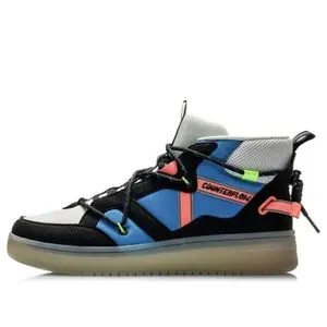 LI-NING Counterflow Hunter High Top Sneakers - Black/blue