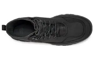 UGG Lug Sole Lace-up Boots - Black