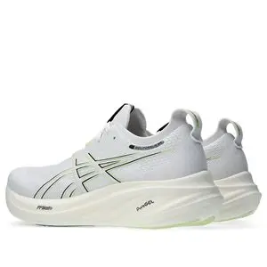 Asics Gel-nimbus 26 Extra Wide Athletic Sneakers - White/birch