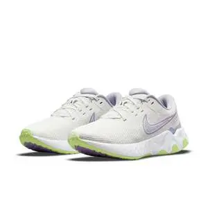 Nike Renew Ride 2 Athletic Sneakers - White/purple/green