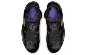 JORDAN Social Status X 6 Retro 'pony Hair' High Top Sneakers - Black/dark Concord
