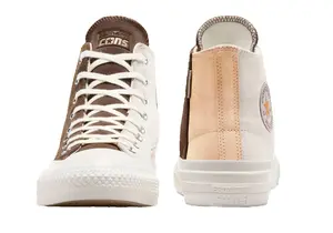 CONVERSE X Carhartt Wip Chuck Taylor All Star High Top Sneakers - White/brown/tan