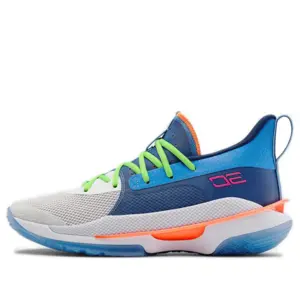 Under Armour Under Armour Curry 7 'Super Soaker' Athletic Sneakers Blue