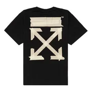 Off-White Bronzing Arrow Print T-shirt - Black