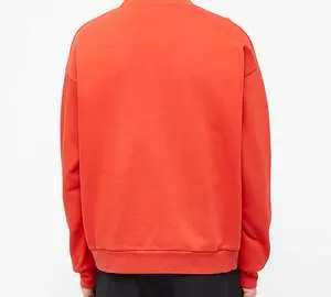 Gucci Large Logo Pure Cotton Round Neck Brick