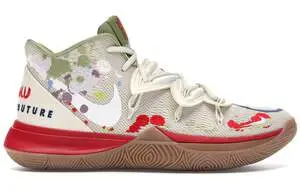 Nike Bandulu X Kyrie 5 "embroidered Splatters" Sneakers - Cream