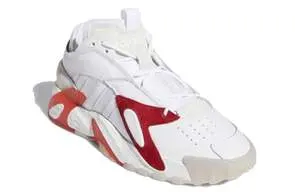Adidas Streetball High Top Sneakers - White/red