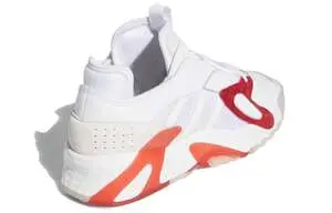 Adidas Streetball High Top Sneakers - White/red