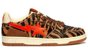 A BATHING APE Sk8 Sta Sneakers - Black/brown