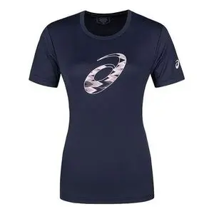 Asics Spiral Graphic Short Sleeve T-shirt - Midnight