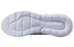 Nike Max 270 Metallic Summit White Athletic Sneakers - White/blue