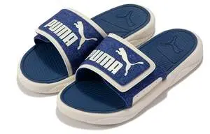 PUMA Royalcat Comfort Slides Denim - Blue/white