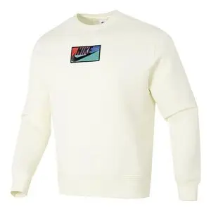Nike Club Fleece Crew Sweatshirt Asia Sizing - White