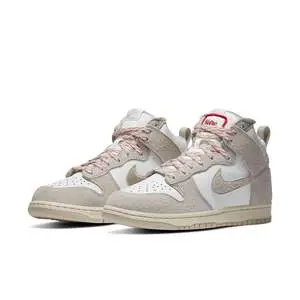 Nike X Notre Dunk High "light Orewood Brown" Sneakers - White/brown/gray
