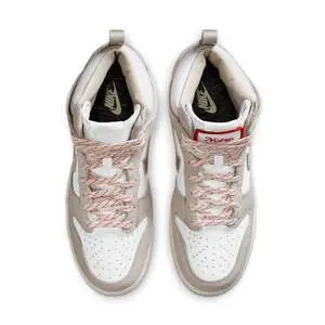 Nike X Notre Dunk High "light Orewood Brown" Sneakers - White/brown/gray