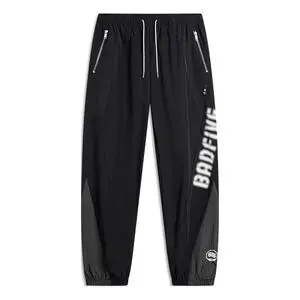 LI-NING Badfive Graphic Sports Pants 'black Grey