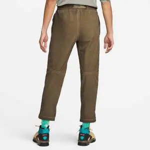 Nike X Ease Solid Color Loose Lacing Cropped Pants Asia Sizing 'tan - Brown