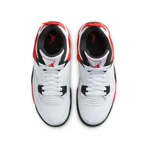 JORDAN 4 Retro "red Cement - White/fire Red/black