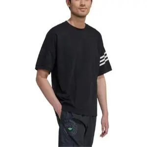 Adidas Stripe T-shirt Asia Sizing 'black - Multi-color
