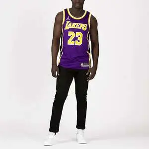 JORDAN Los Angeles Lakers Lebron James Statement Jersey