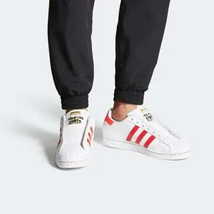 Adidas Superstar Sneakers - Ftwwht/tmcord/solred