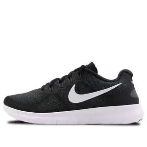 Nike Free Rn 2017 Athletic Sneakers - Black/white-grey