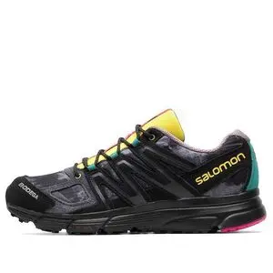 SALOMON Bodega X SALOMON X-Mission 4 Suede Sneakers Black/yellow
