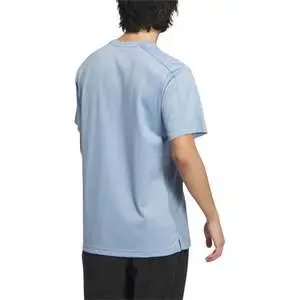 Adidas Casual Cooling Solid Color Crew Neck T-shirt Asia Sizing - Teal