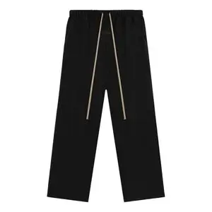 Fear Of God Fear Of God Essentials Ss25 Relaxed Brushed Sweatpants 'black' Black