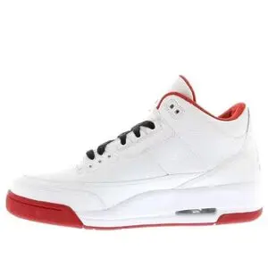 JORDAN 3 High Top Sneakers - White/red