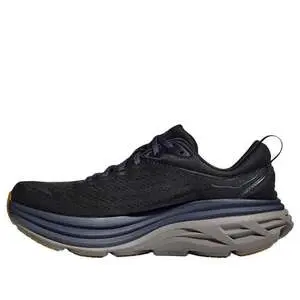 Hoka One One Bondi 8 Athletic Sneakers - Black/iron Ore