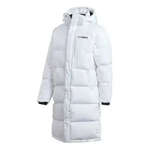 Adidas Hooded Down Parka - White
