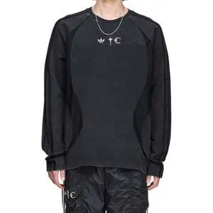 Adidas X Thug Club Teamgeist Long-sleeved T-shirt - Black